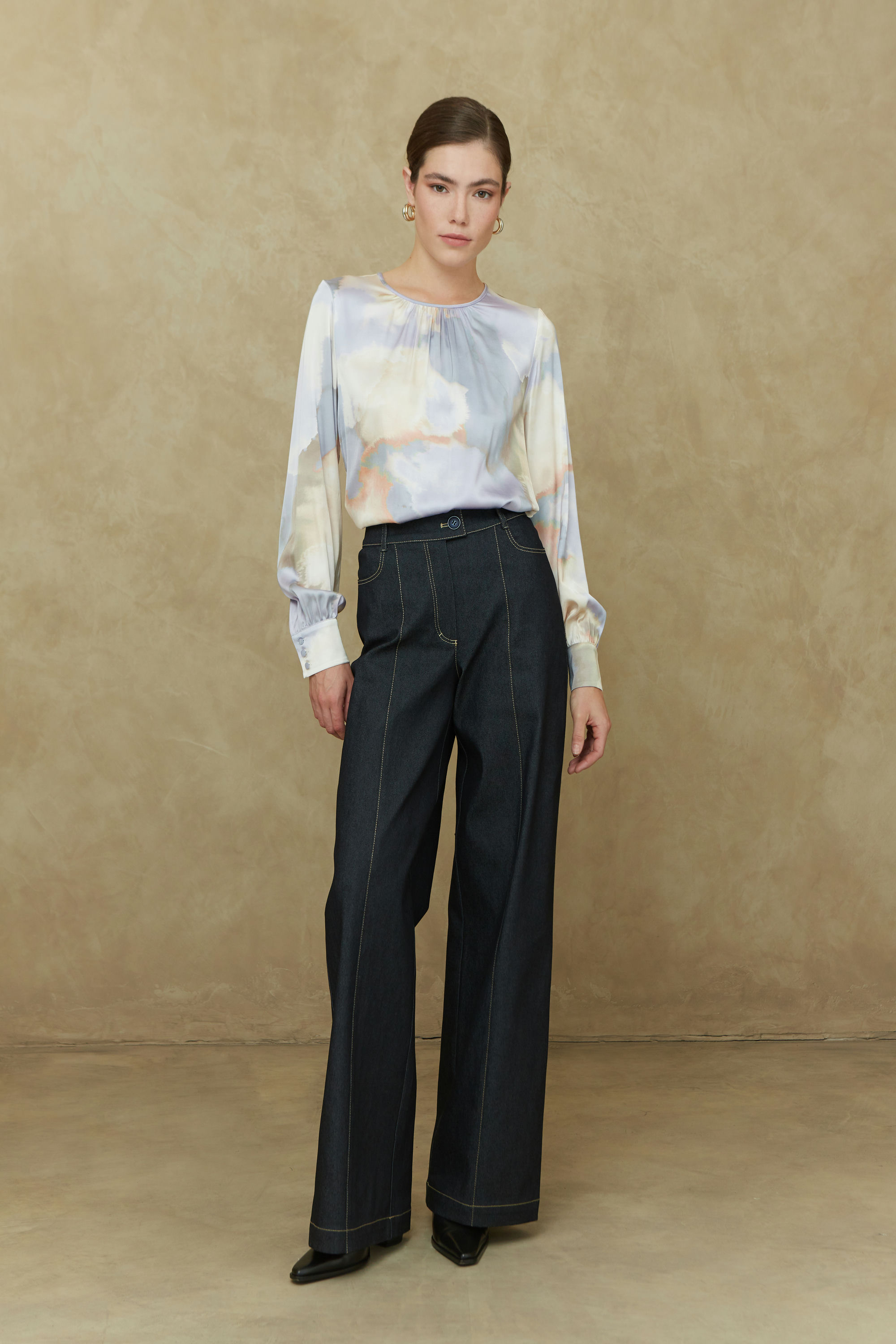 БЛУЗКА ЖЕНСКАЯ 2К-823 купить в магазинах Elema